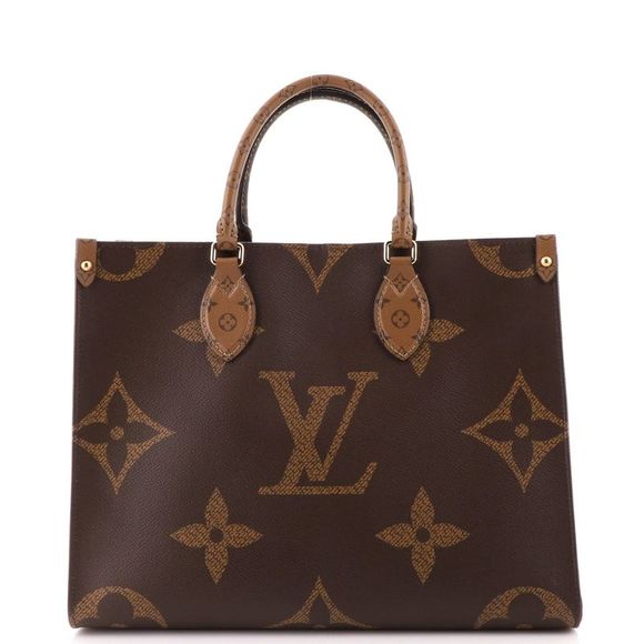Louis Vuitton | Bags | Louis Vuitton Onthego Tote Reverse Monogram ...